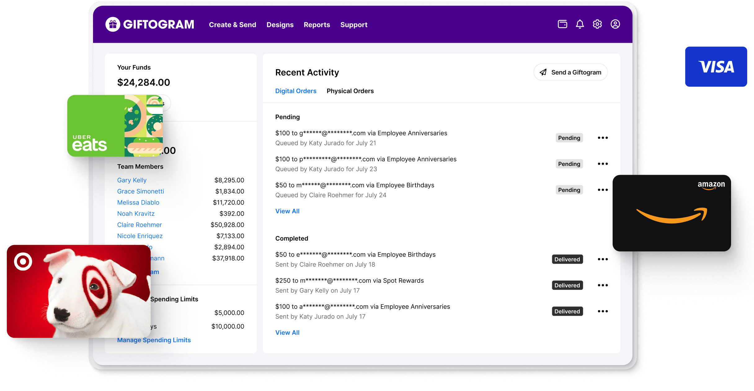 Easily Send Gift Cards and Prepaid Cards in Bulk - Giftogram